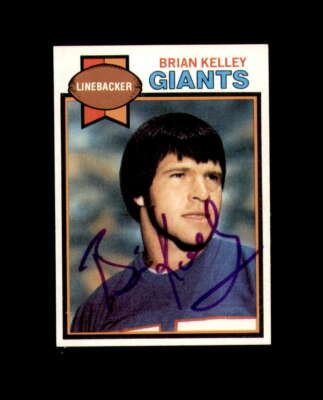Brian Kelley Hand Signed 1979 Topps New York Giants Autograph | eBay