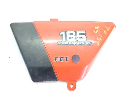 Suzuki TF185 Orange Left Frame Side Cover 2 TF 185 1987 + Other Years ...