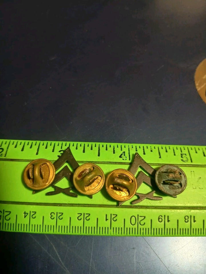 USMC MARINE CORPS CPL Corporal rank pins (23-1259) | eBay