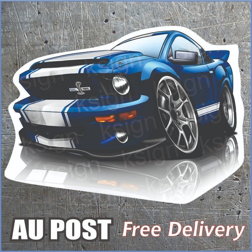 Shelby GT500 super snake car Decal Cartoon Car high quality ...