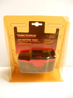 12 Volt Task Force Battery Model No. 232491 | eBay