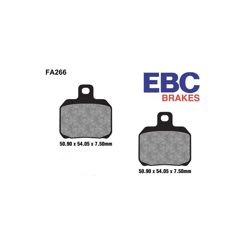 Kit Pastiglie Freno EBC FA266 Ant+Post per Piaggio Beverly 500 Cruiser ...