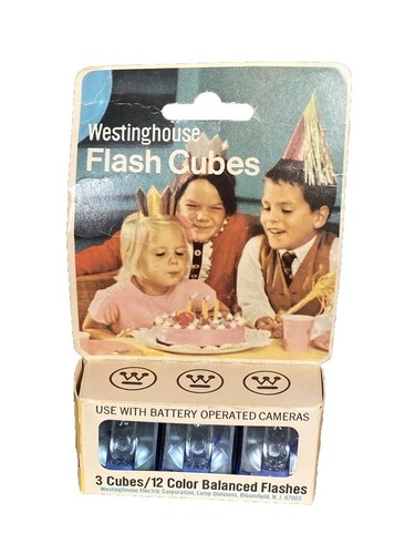 New Westinghouse Flash Cubes Bulbs 3 With 12 Flashes Vintage Camera NOS ...