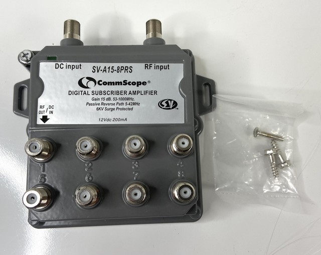 CommScope SV 8port Sv-a15-8prs Digital Subscriber Amplifier 6kv for ...