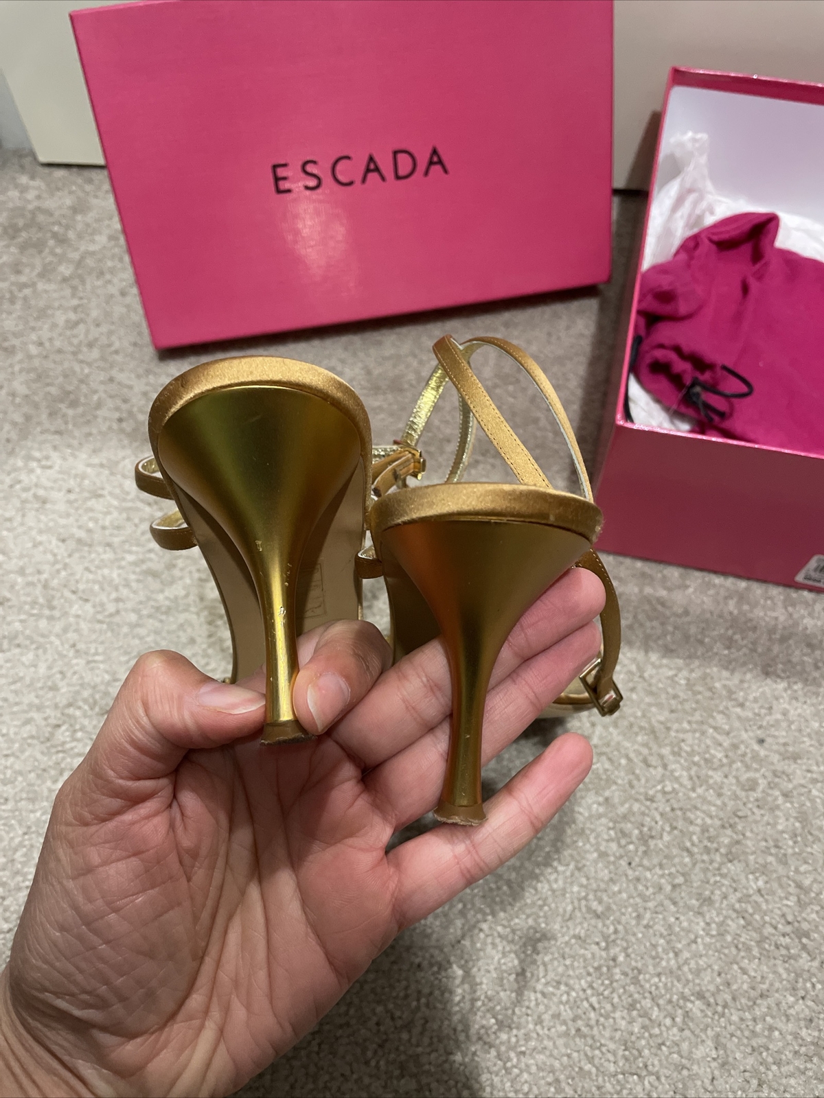 Escada Womens Hold Evening Sandals Size 40 | eBay