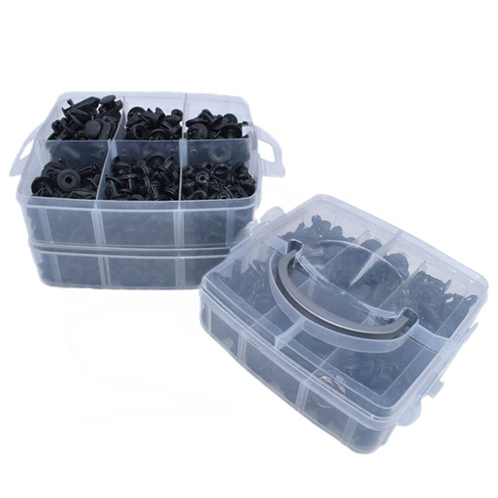 PLASTIC CAR PUSH PIN RIVET TRIM CLIPS PANEL FASTNERS INTERIOR ...