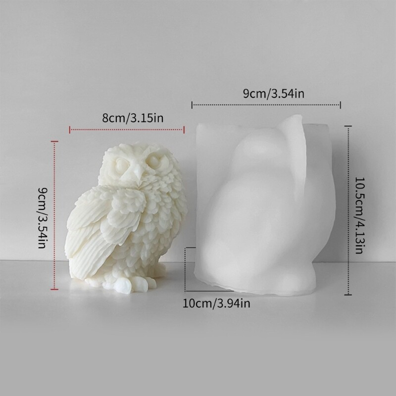 3D Owl Mold Silicone Mold for Making DIY Handmade Resin Mold Craft ...