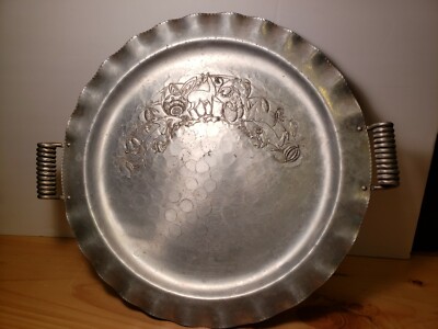 Keystoneware Hand Hammered Aluminum Tray 19" Vintage Large | eBay