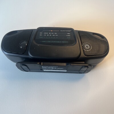 Suntone Mini Boombox RR2000 - Tested and Works Retro AM FM Free ...