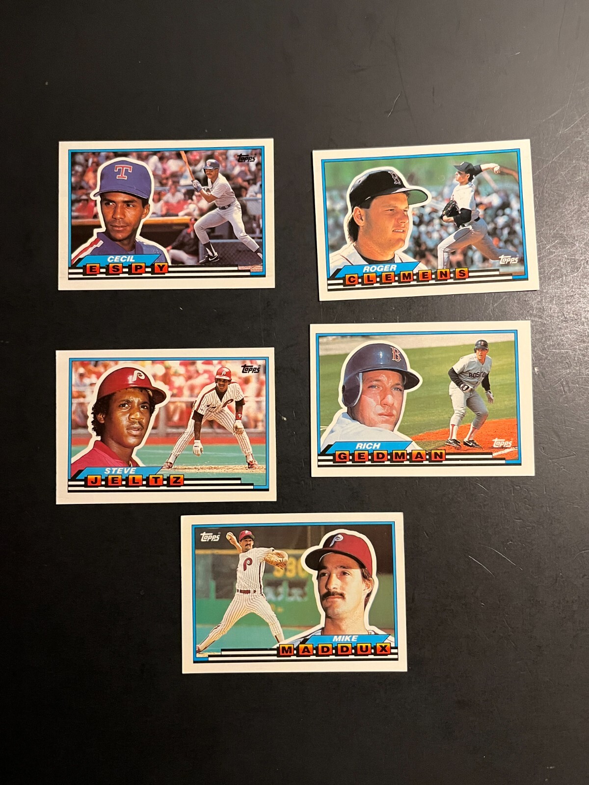 1989 topps big baseball cards lot (includes Roger Clemens, #42) | eBay