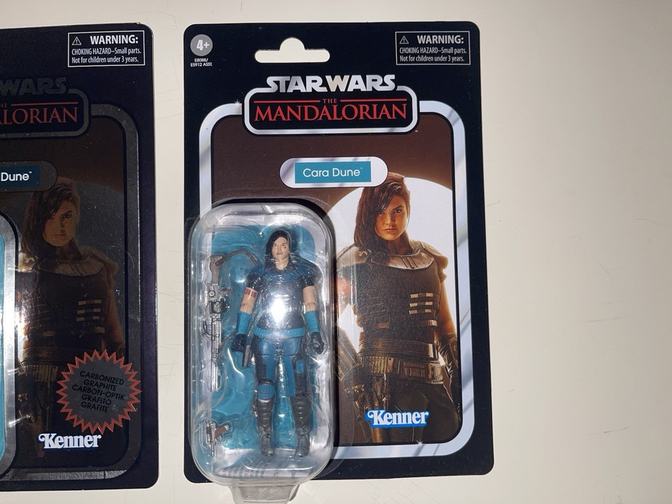 Hasbro Star Wars Vintage Collection Cara Dune Lot Of 2 Figures Carbonized | eBay