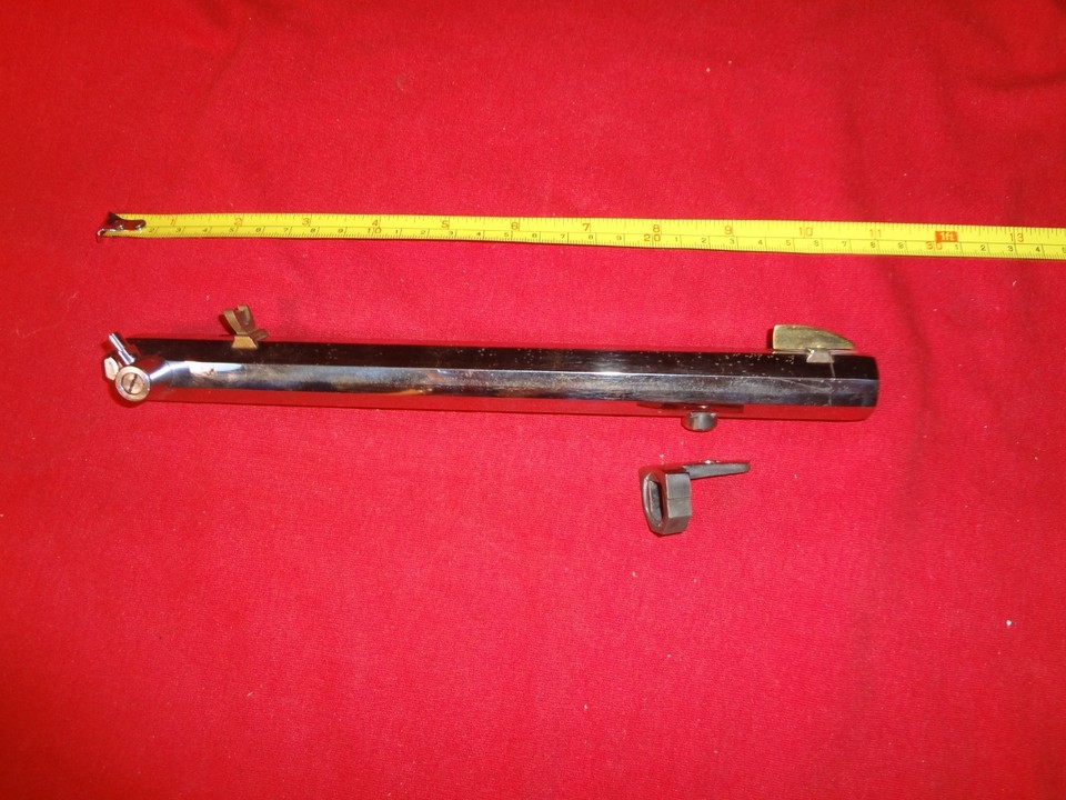 cva kentucky pistol barrel 50 cal with sights,nipple,rear tang | eBay