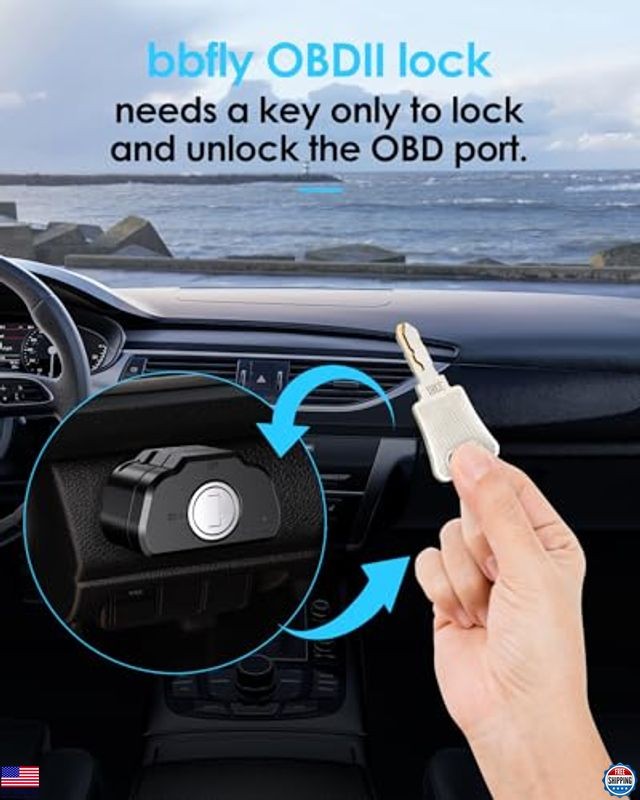 bbfly-K02 OBD Port Locking Tool - Ultimate Car OBD2 Protection Device ...