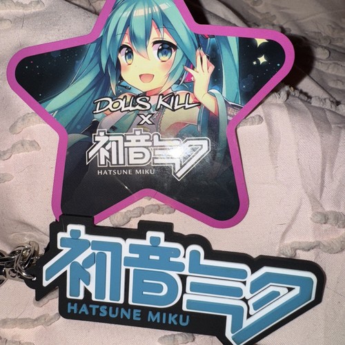 HATSUNE MIKU DOLLS KILL X KEYRING FOB NWT ANIME | eBay