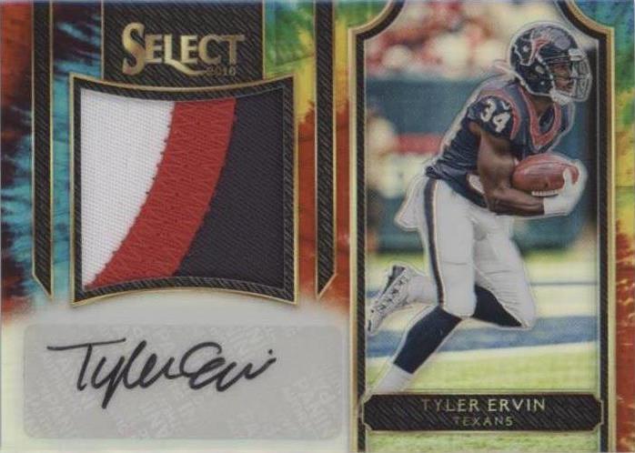 2016 Panini Select - Jumbo Rookie Signature Swatches Tyler Ervin #JS-TE ...