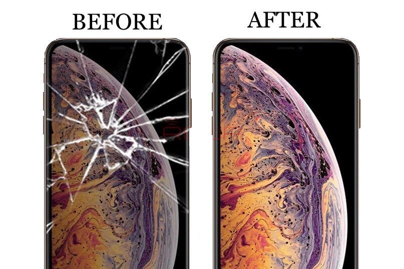 iPhone XR Cracked Screen Repair Service (Glass/Digitizer Replacement ...