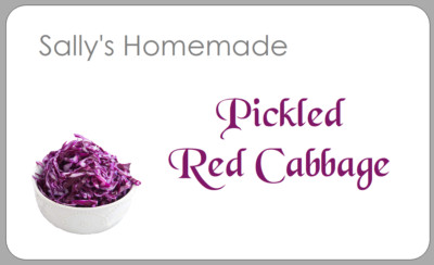 Pickled Red Cabbage Stickers Jam Pot Jar Labels for Homemade Garden ...