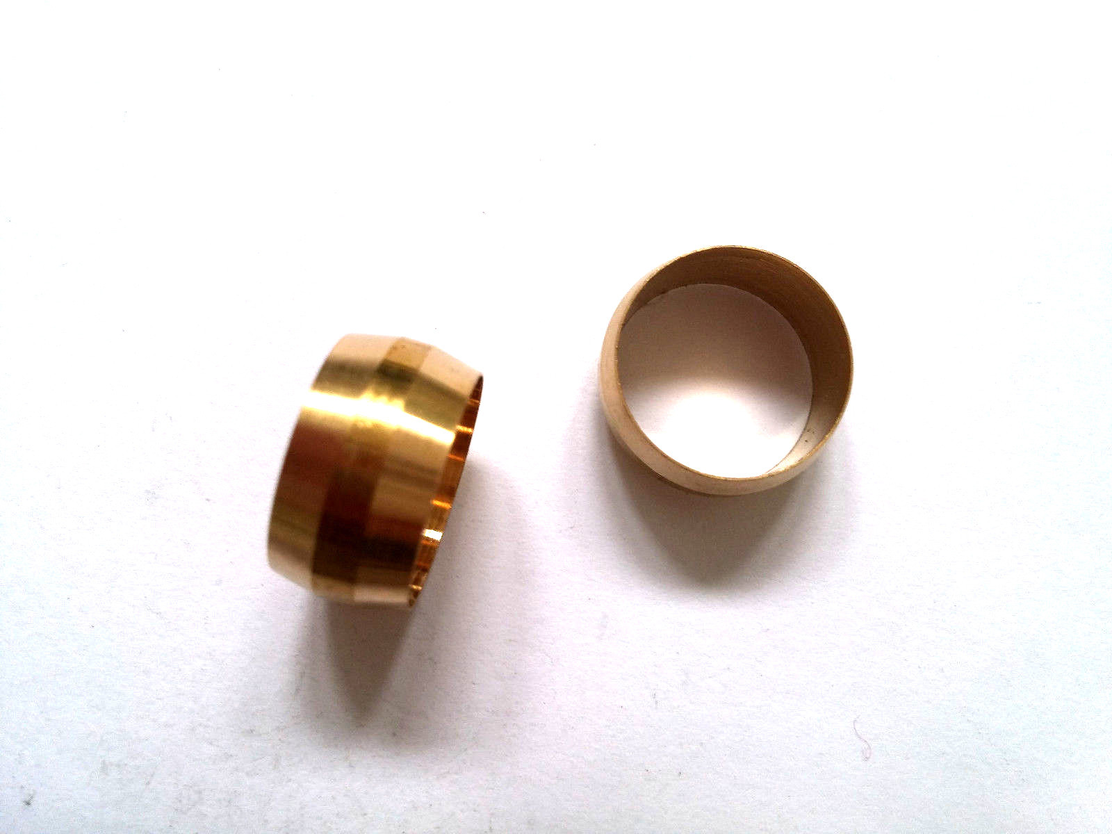 Ф1/2" ID Brass Olive Barrel Compression Sleeve Ferrule Ring NPT Soft ...