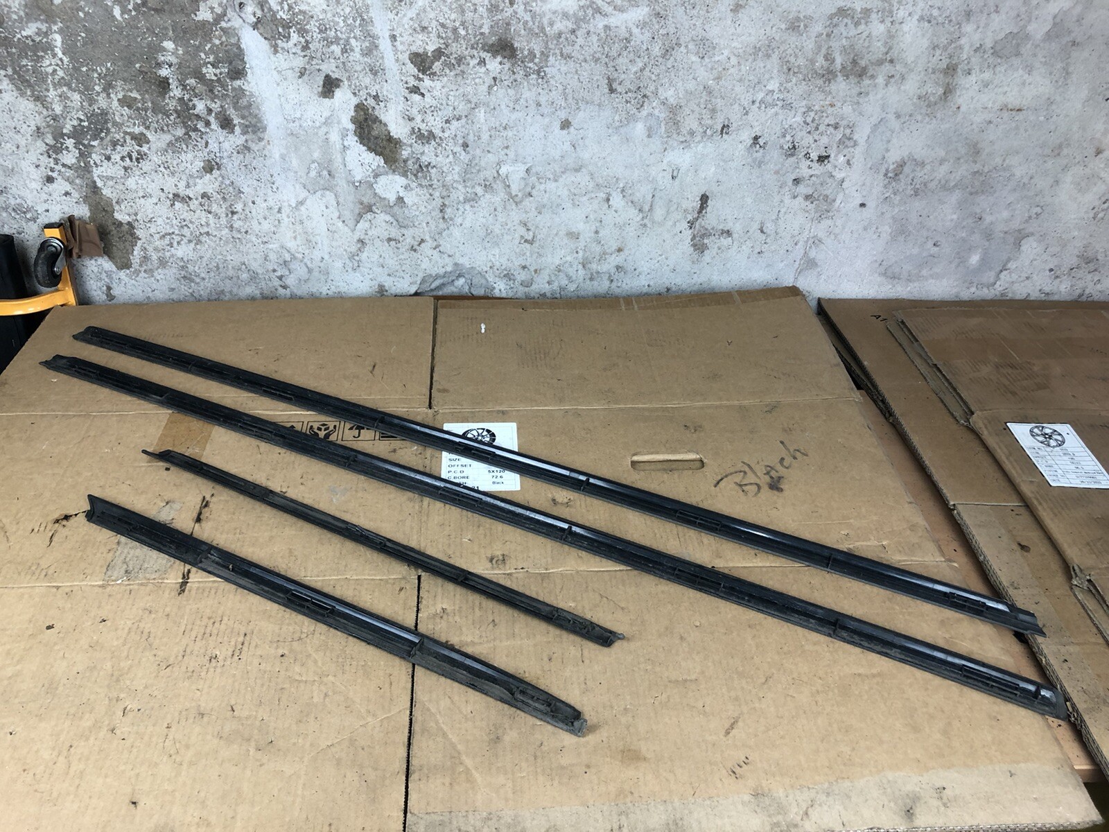 Porsche Cayenne 955 Sill trim cover set 7l0853537 7l0853538 7l0853539 ...