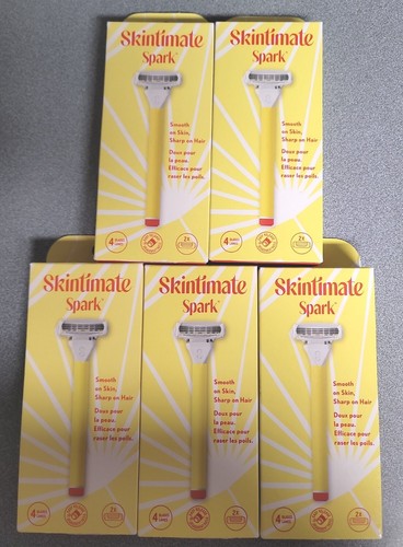 Schick Skintimate Spark Razor Handle + 2 Blade Cartridges (5 Pack) | eBay