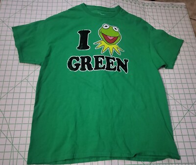 Kermit the Frog Love Green shirt XL muppets St Patrick's day irish | eBay
