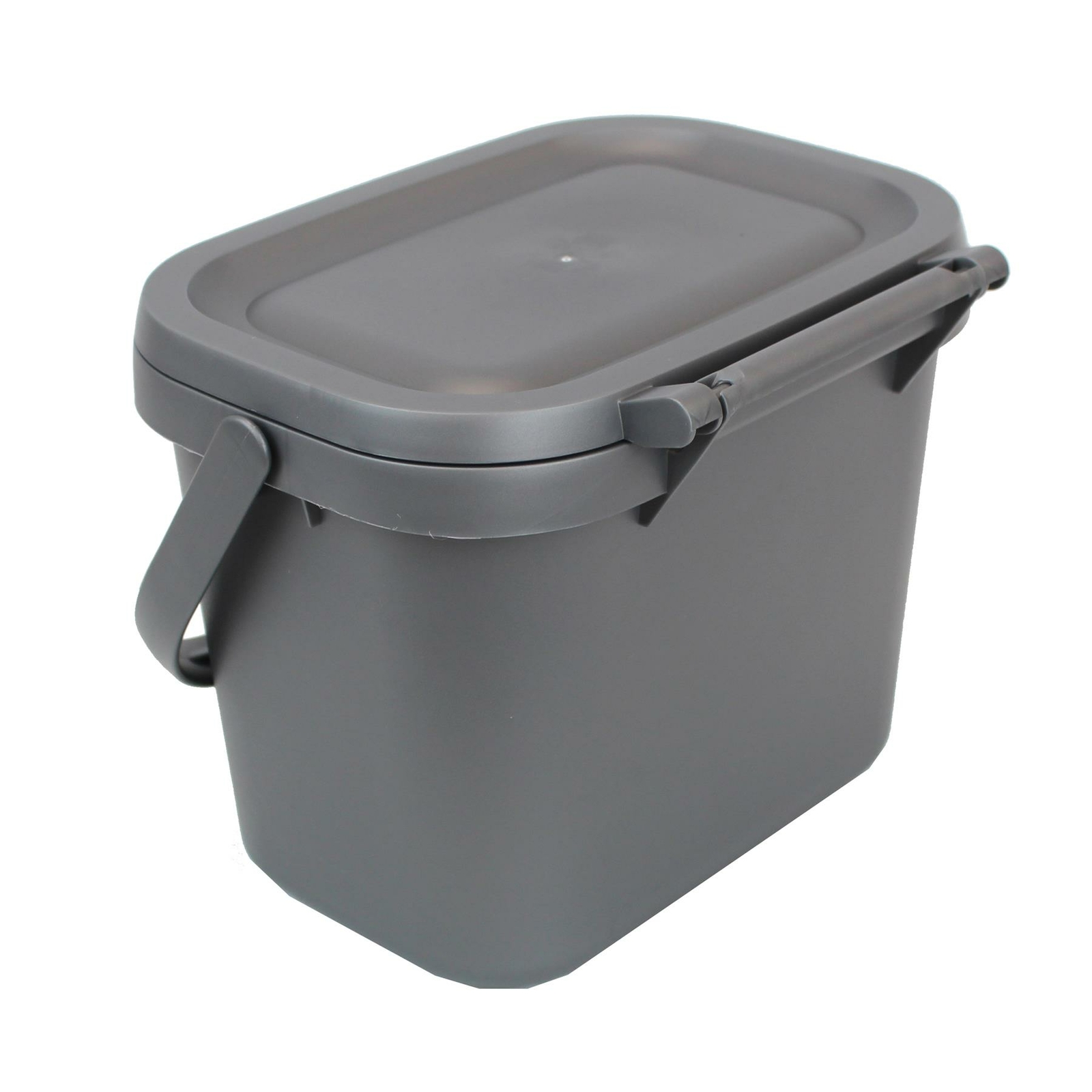 Addis Kitchen Caddy for Food Waste or Storage – Metallic Grey – 4.5L ...