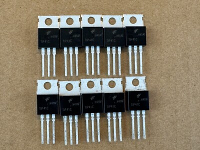 TIP41C 10 New Fairchild transistors sub for 2SD313 2SD330 2SD331 (Qty ...