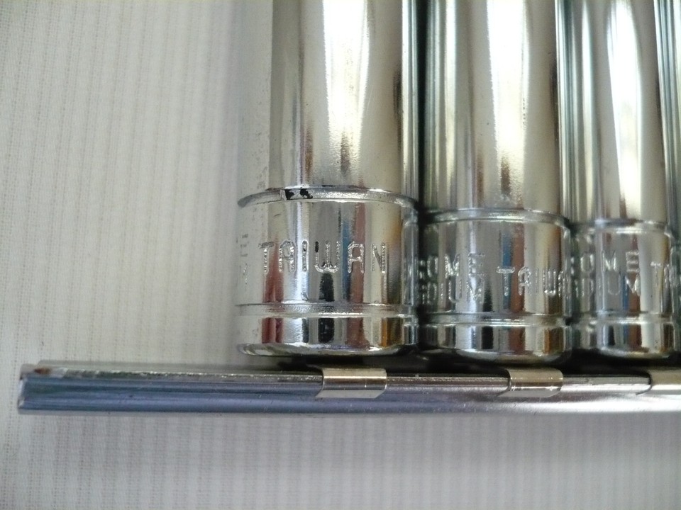 Deep Socket Set w/Snap on Rail | eBay