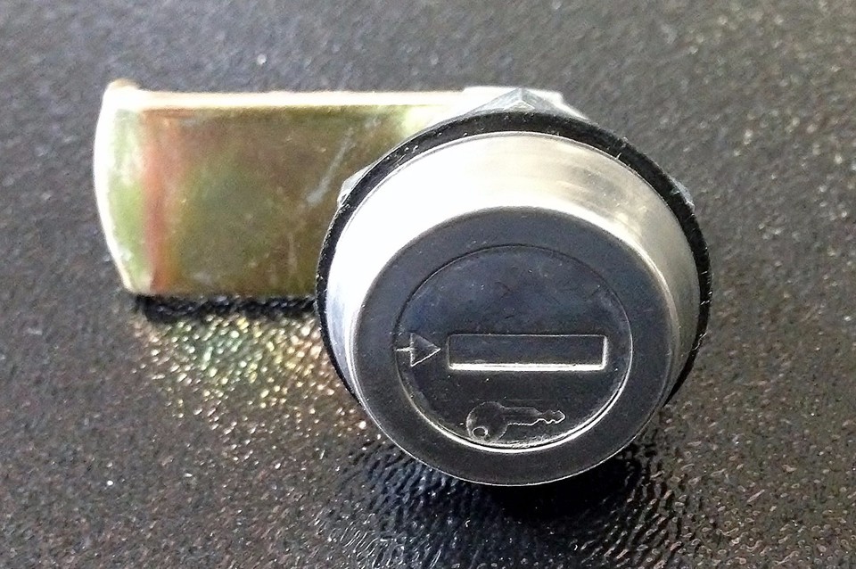 Truck cap/Topper Contractors folding T-handle lock cylinder # 711CYL ...