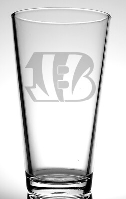 Cincinnati Bengals Pint Glass-Football Drinking Glass-Gift for Bengals ...