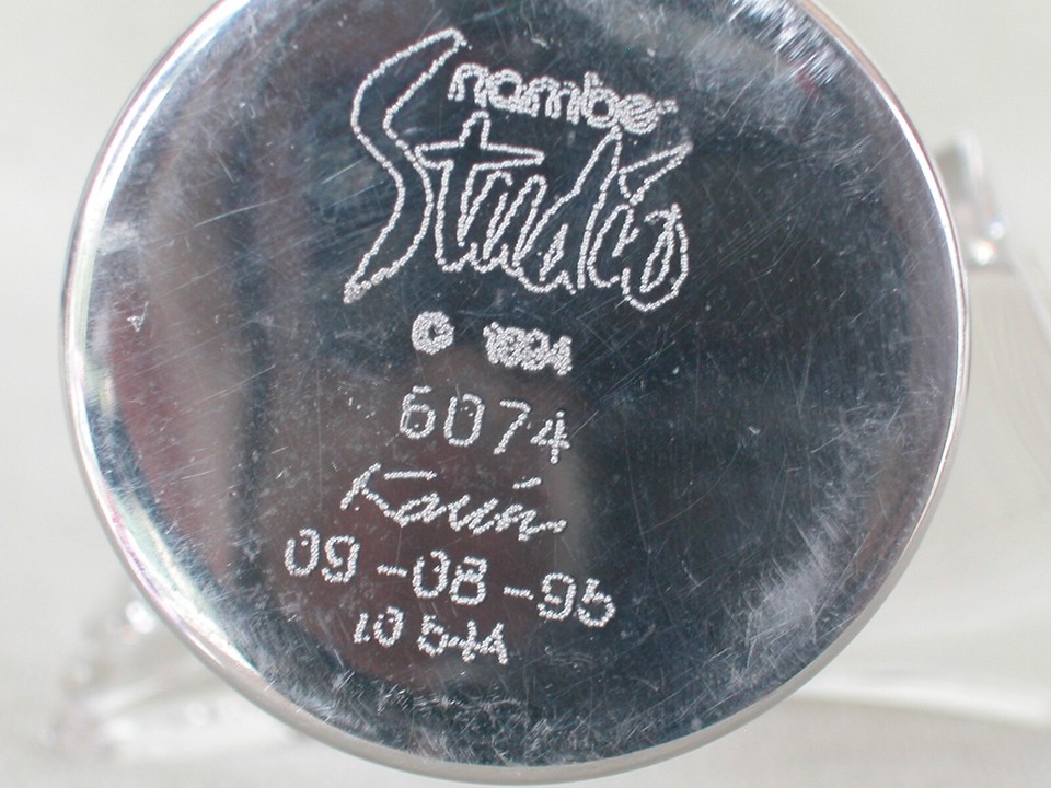 3 vintage 90's Nambe Studio Bud Vases 6074 & 6180 & Votive 6175, Karim Rashid | eBay