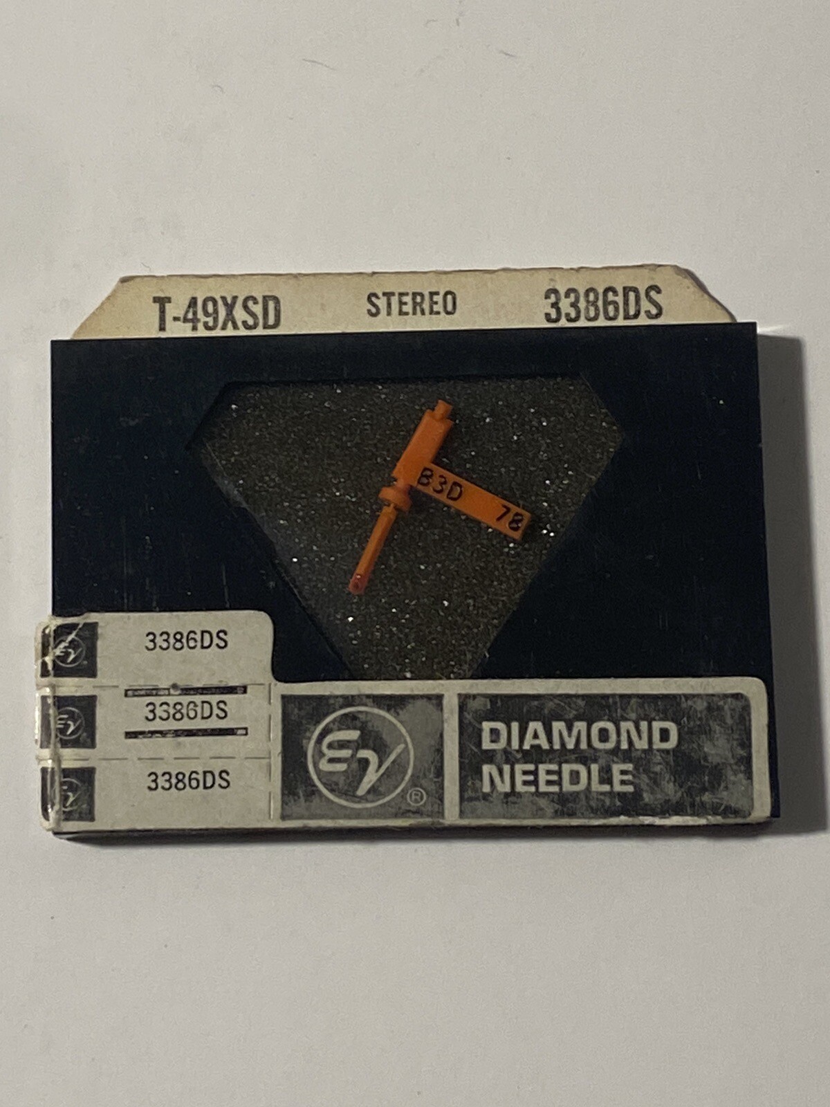 NEW NOS STEREO RECORD PLAYER PHONOGRAPH DIAMOND NEEDLE Tetrad B3D ...