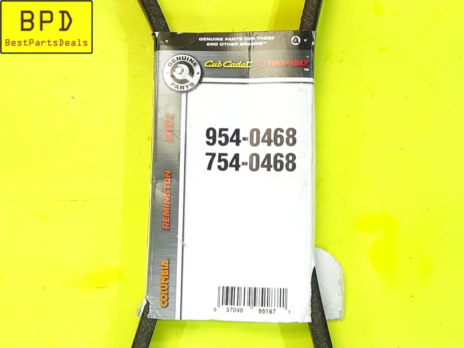 Genuine MTD V-Belt For Cub Cadet Toro Sears Troy-Bilt 754-0468 / 954 ...