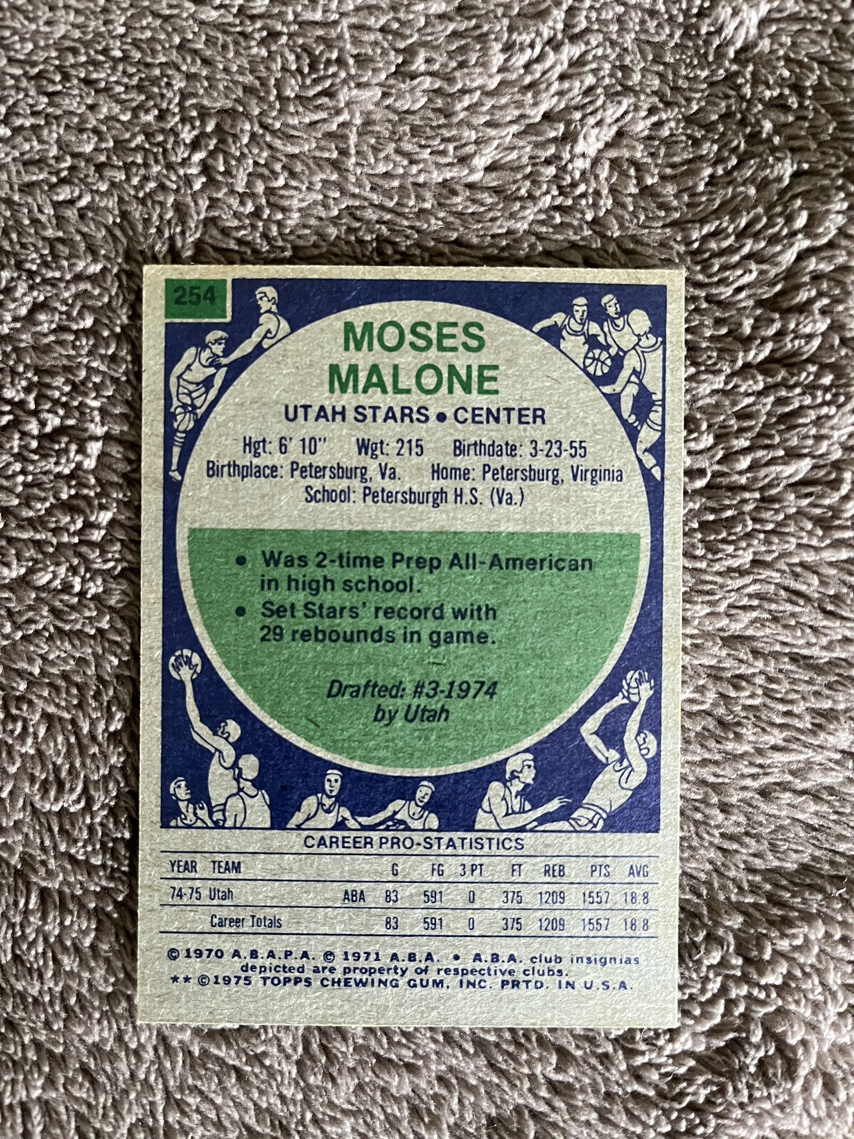 1975-76 Topps Basketball Lot of 16 cards Moses Malone RC | eBay