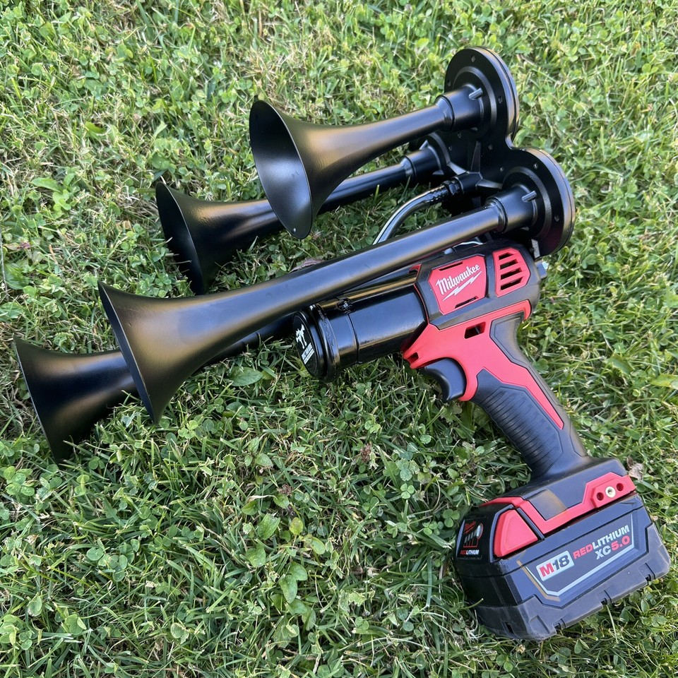 Milwaukee Quad Air Horn - Impact Train Horns | eBay