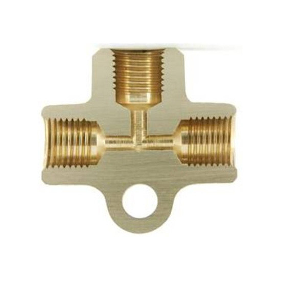 Brake Line Pipe Brass T 3 way Female Fitting Connector Splitter 3/8” x ...