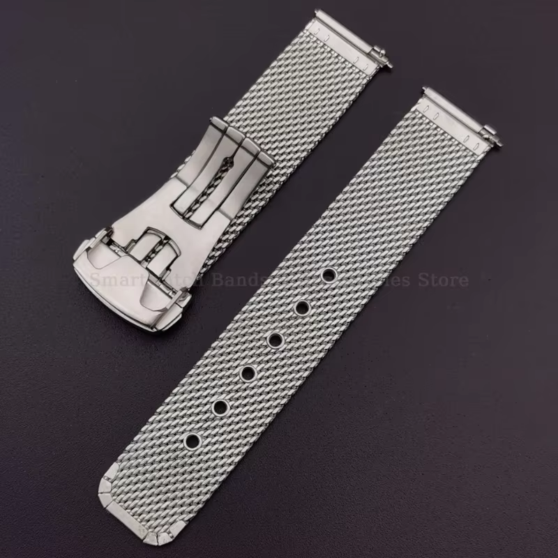 20Mm 22Mm Milanese Mesh Steel Strap for Omega Seamaster 007 Universal ...