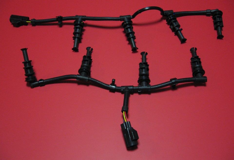 6.4L Ford Powerstroke Diesel Glow Plug Kit - Premium Dual Coil Plugs ...