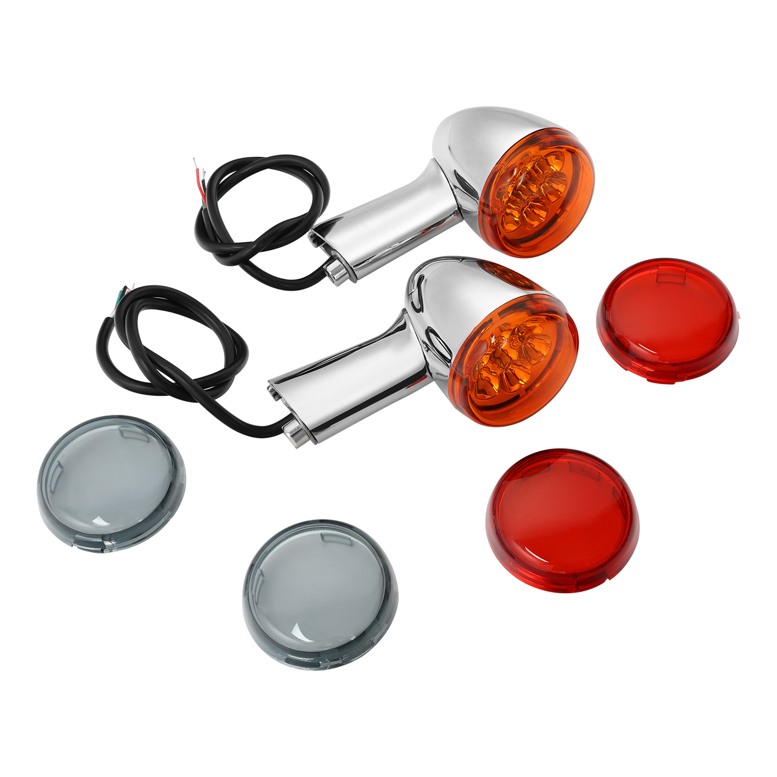 Rear Turn Signals Lights Indicators For Harley Sportster XL883 XL1200 ...