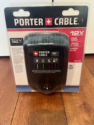 PORTER-CABLE PCL12C 12V Max Lithium battery Fast Charger | eBay