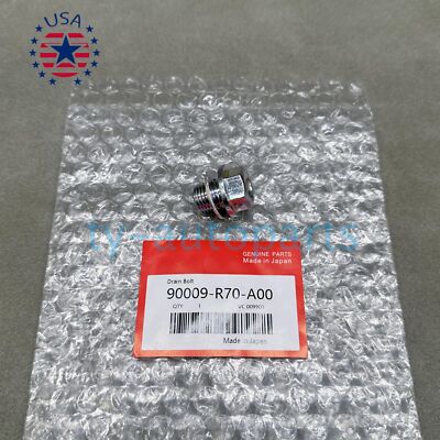OEM 90009-R70-A00 For Honda/Acura Engine Oil Pan Drain Bolt Plug with ...