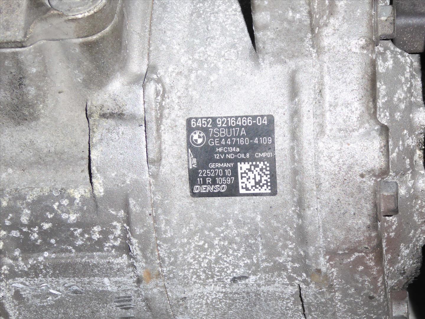 BMW F11 530DX, RP Klimakompressor mit Magnetkupplung, 64529399059 ...