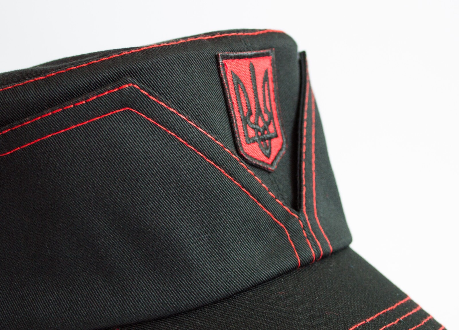 Ukrainian Black-Red Army Cap, Ukraine Military Hat Mazepynka. Size 57 ...