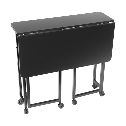 Folding Desk Foldable Computer Desk with Wheels Folding Desk with ...