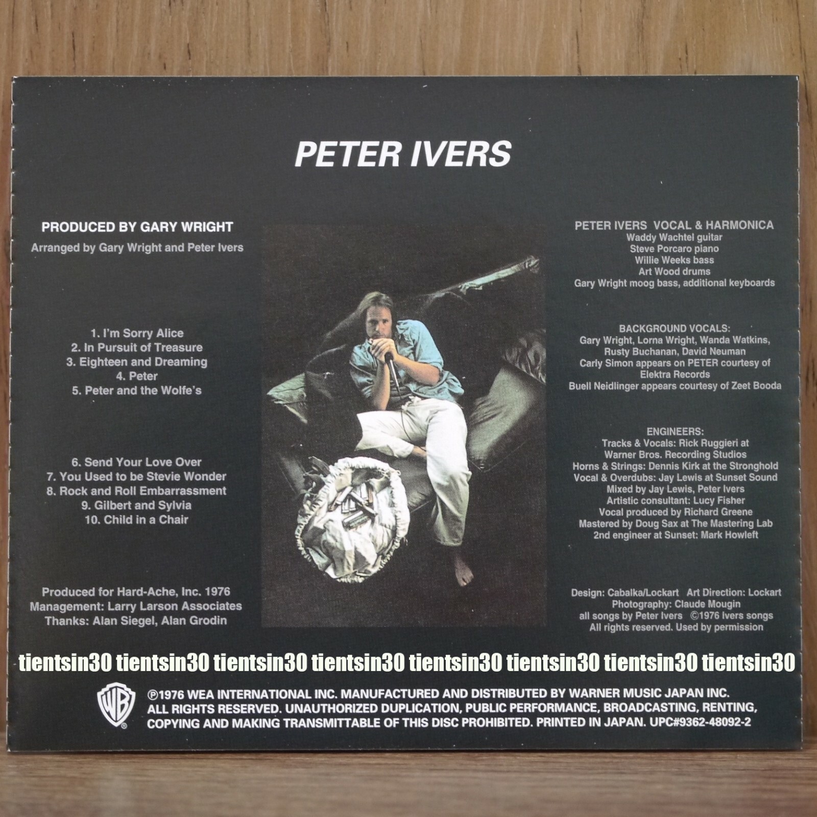 Peter Ivers S/T 1998 Japan 1St. Press edition sample CD | eBay