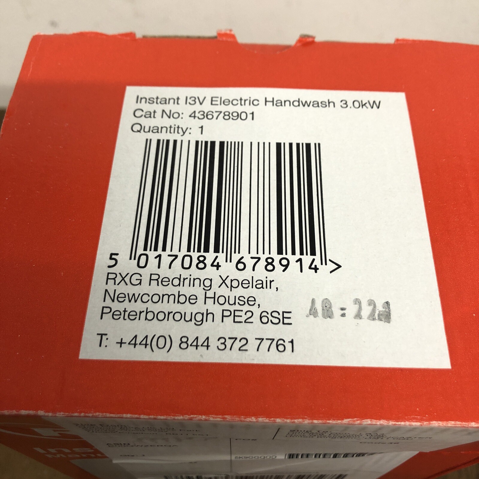 3kw Instant Hand Wash Hot Water Heater Over Sink Vortex Handwash ...