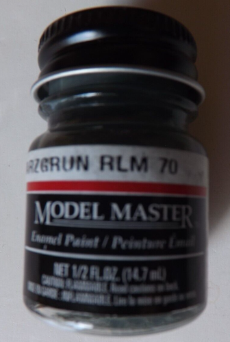 Testors Model Master "SCHWARZGRUN RLM 70" #2080 1/2 oz. ENAMEL PAINT ...