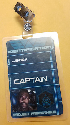 Aliens/Prometheus ID Badge-Captain Janek Style A | eBay
