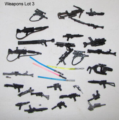 Star Wars assorted weapons you might need, lot 3, 1990s POTF | eBay