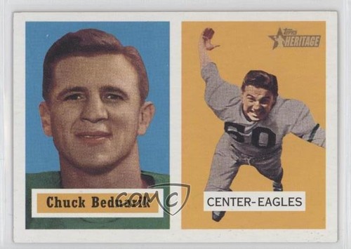 2002 Topps Heritage 1957 Reprints Chuck Bednarik #R-CB HOF | eBay